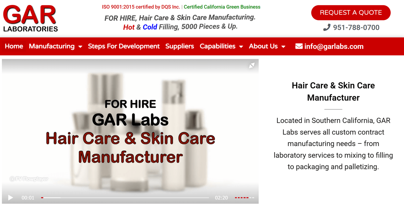 Top Skin Care Manufacturers in the USA